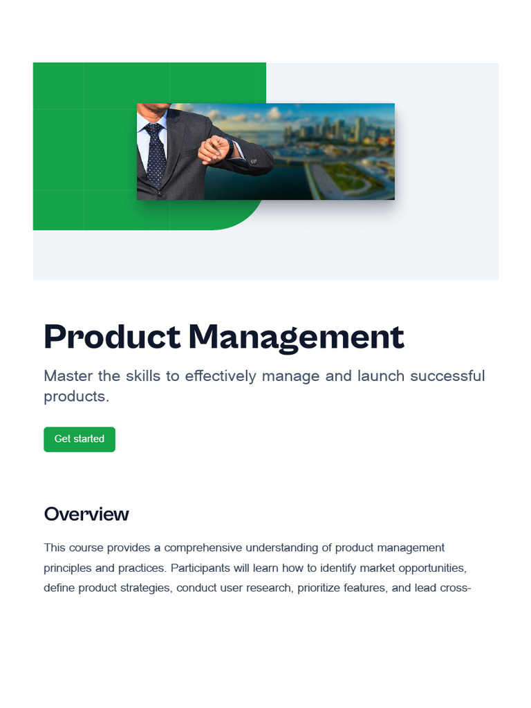 Product Management | PDF