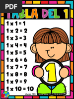 Mandalas para Tablas de Multiplicar | PDF | Métodos y materiales de ...