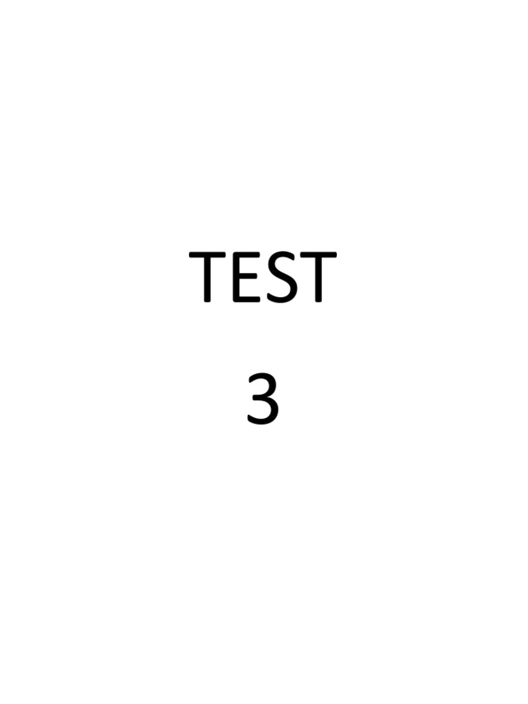 ENGLISH TEST 3 FULL | PDF