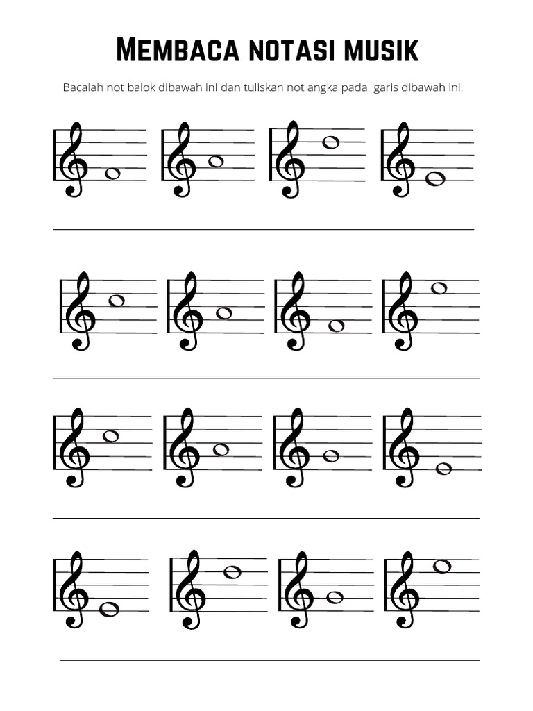 Musical Note Spelling Worksheet | PDF