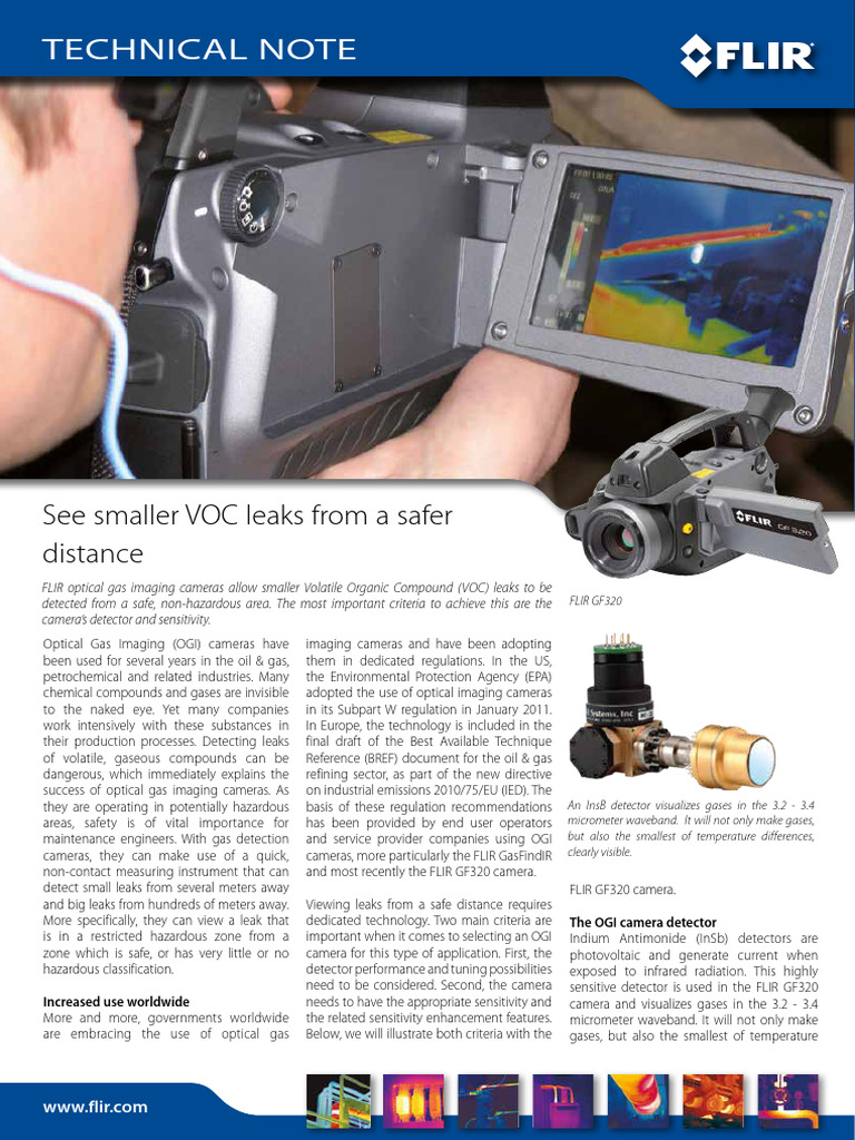 FLIR See Smaller VOC Leaks From A Safert820587 - EN | PDF