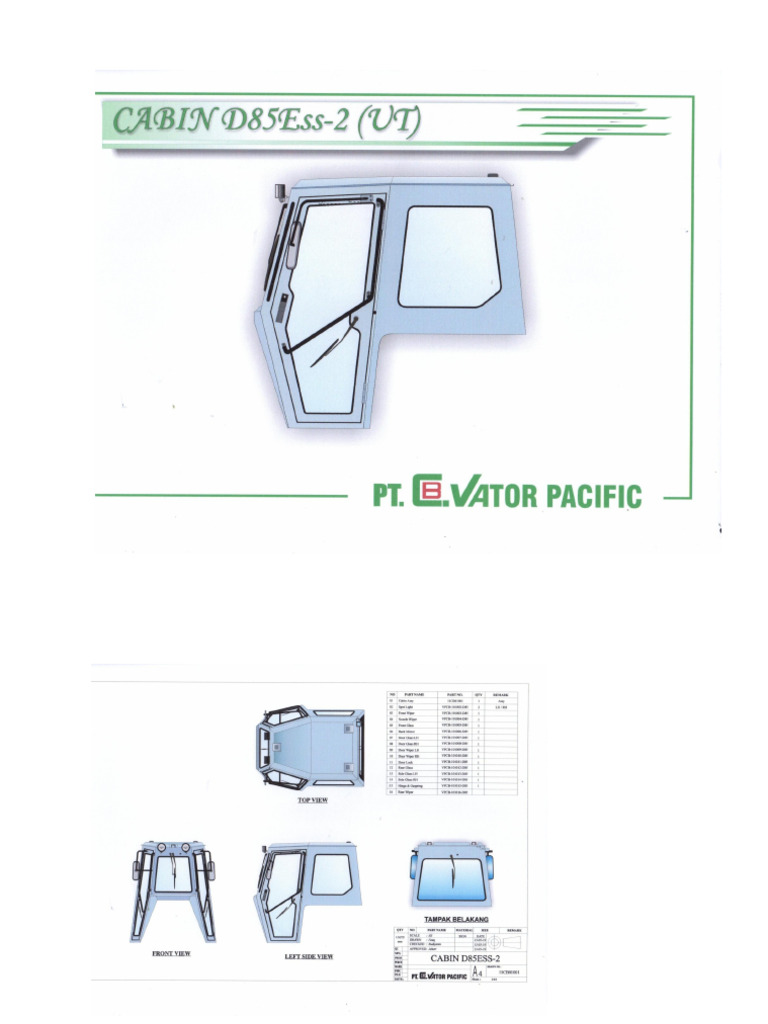 Part Book Cabin Dozer VR Vator | PDF