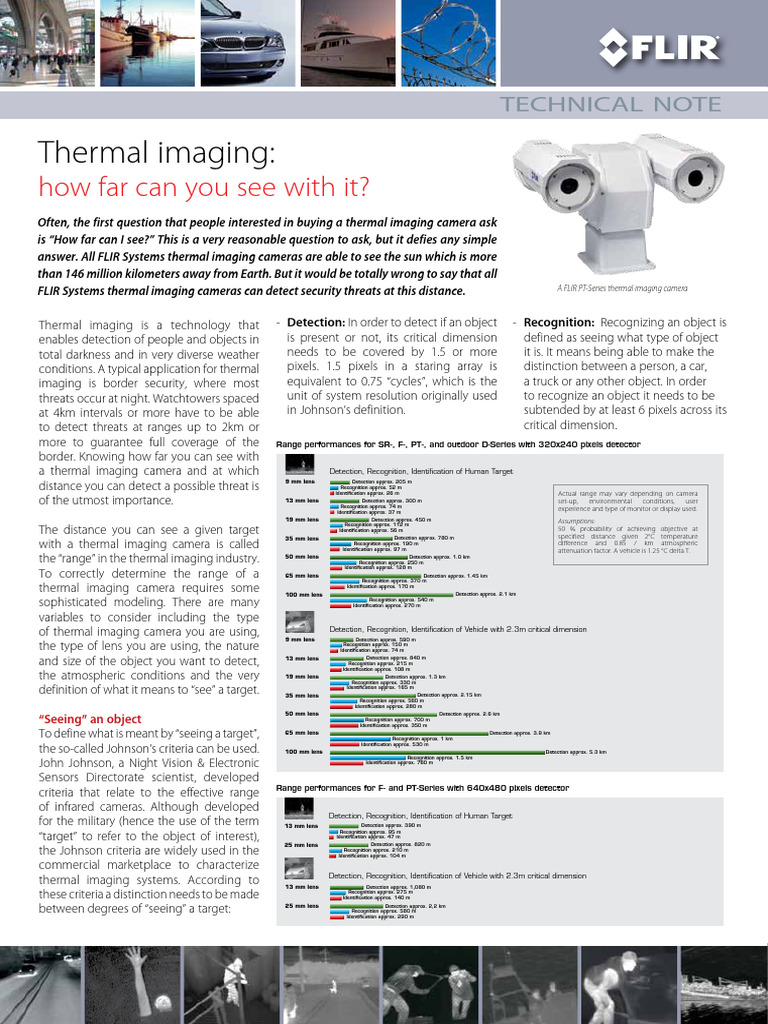 Thermal Imaging Range Performance Guide | PDF | Field Of View ...