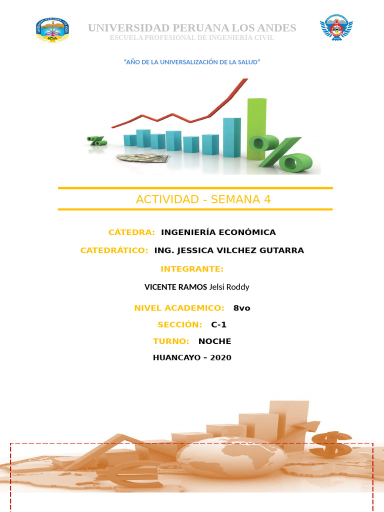 Trabajo N 4 Vicente Ingenier A Econ Mica | PDF | Perú | Economias