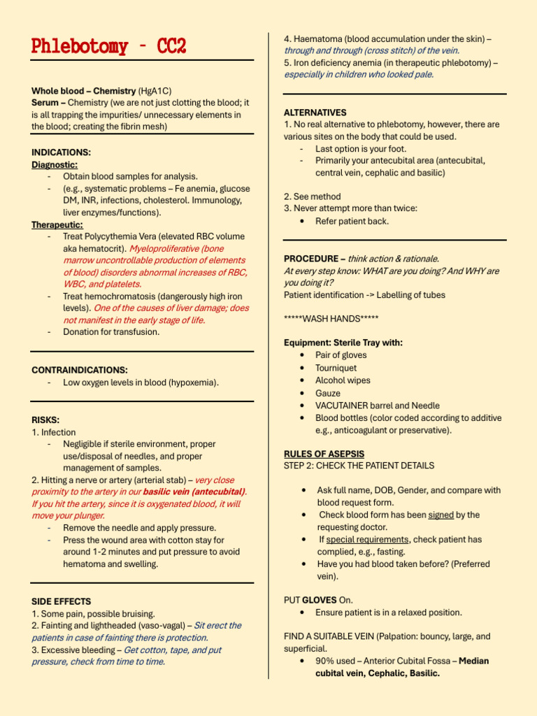 Phlebotomy | Download Free PDF | Blood Plasma | Coagulation