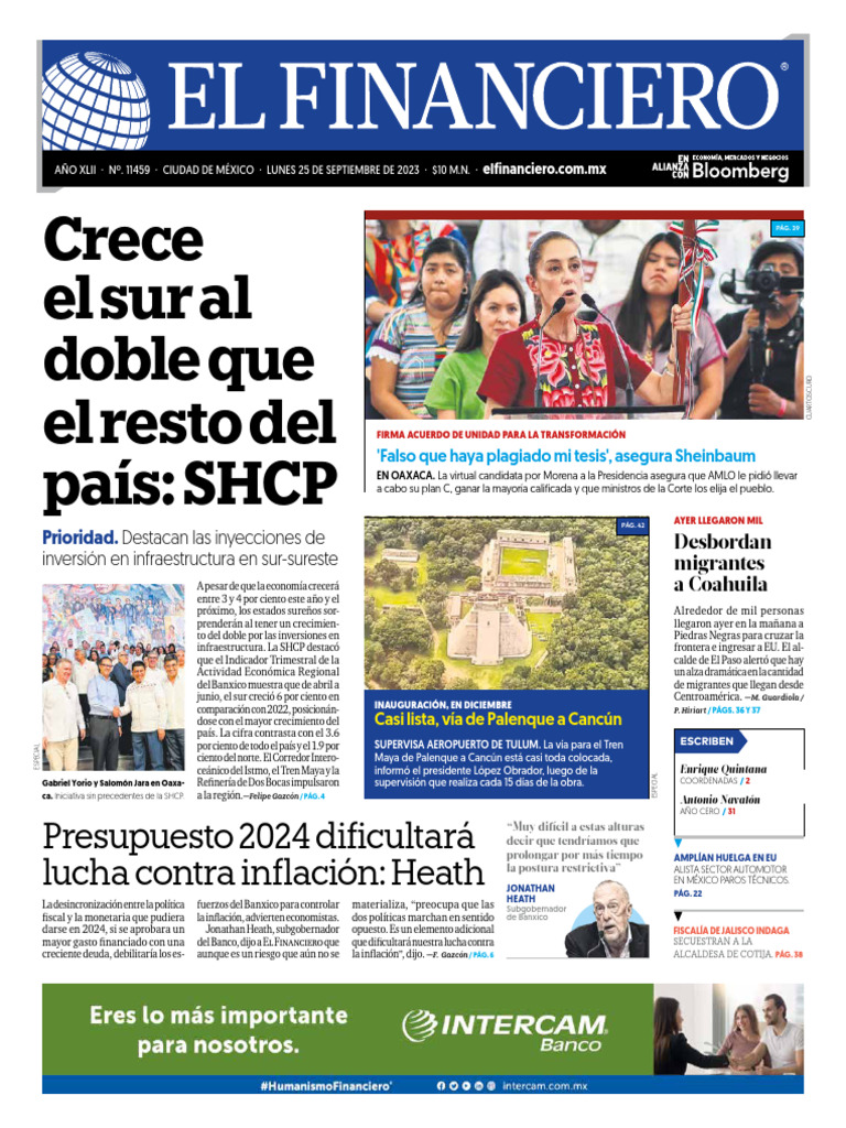 25 El Financiero | PDF | Inflación | Moneda