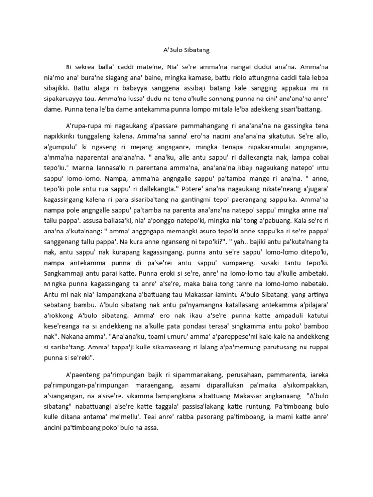 A'Bulo Sibatang-WPS Office | PDF | Agama & Spiritualitas