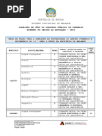 Relação Nominal Das Escolas Que Constam Na Plataforma de Gestão de ...