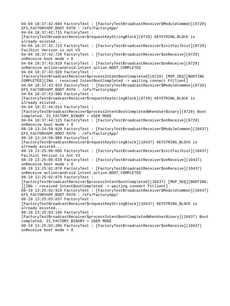 First Boot Log | Download Free PDF | Software | Computer Science