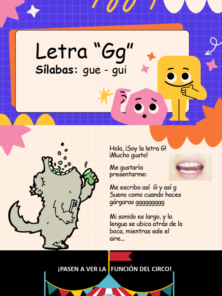 LETRA G SÍLABAS (Gue - Gui) | PDF