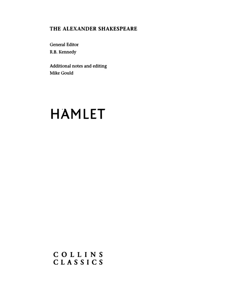 Shakespeare William - Hamlet | PDF | Books | Publishing
