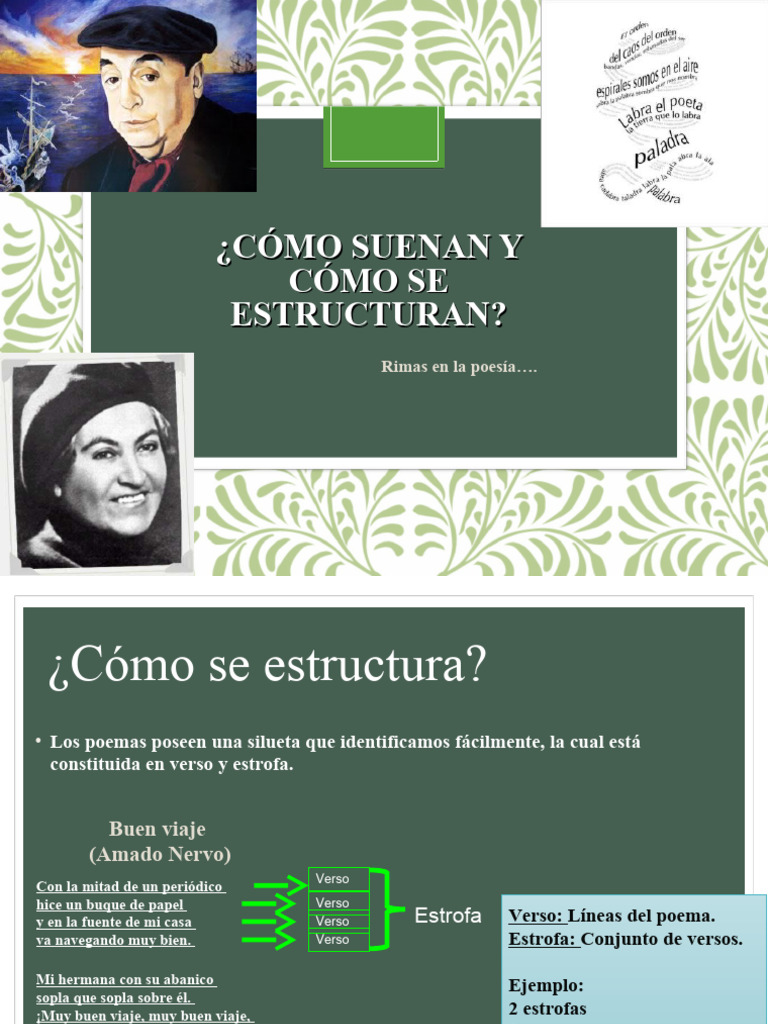 Estructura y Tipos de Rima en Poesía | PDF | Poesía | Rima