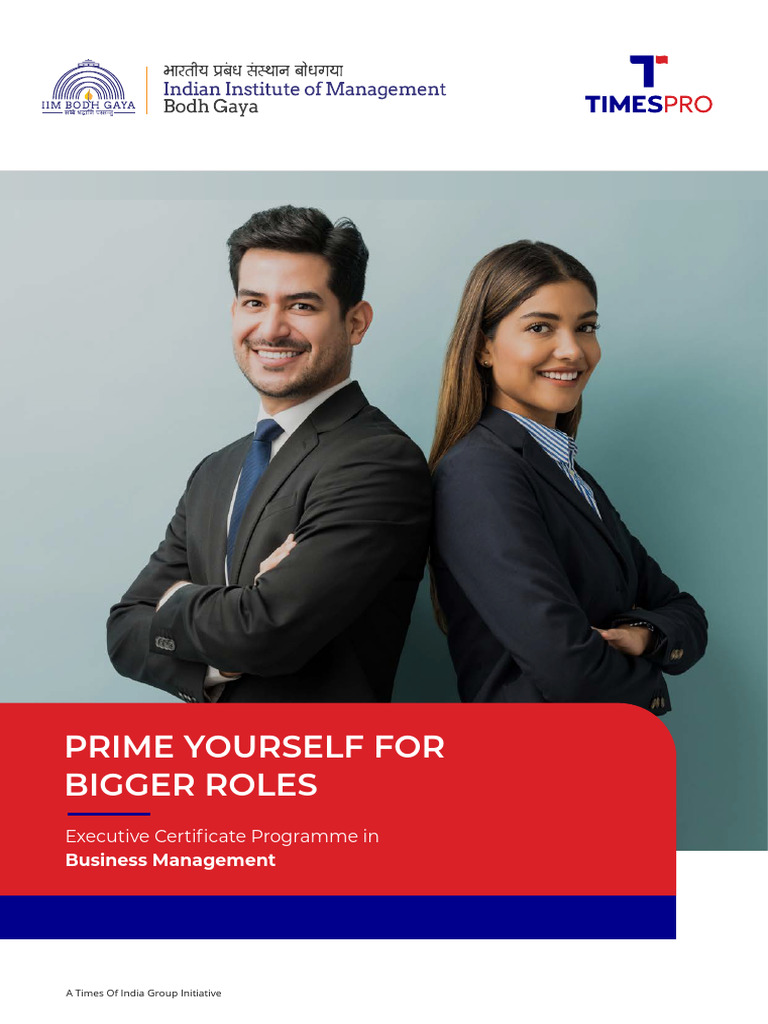 IIMBG ECPBM Brochure | PDF