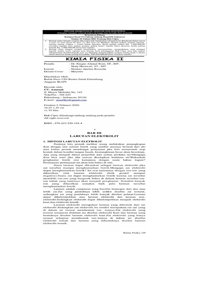 Lampiran Kimdas Percobaan 3 | PDF