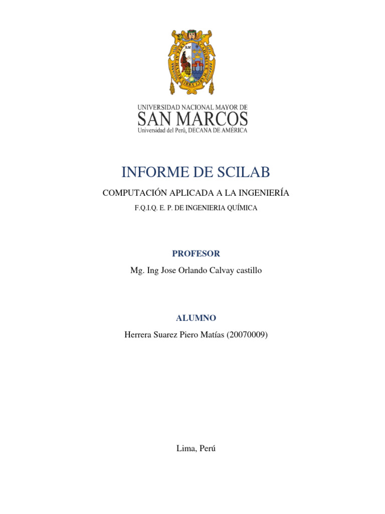 Informe - Diagrama de Flujo y Codificacion Scilab 4 | PDF | Ciencias de la Computación | Informática