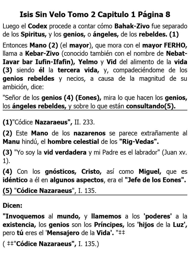 8 Isis Sin Velo Tomo 2 Capitulo 1 Página 8 | PDF | Alma | Esqueleto