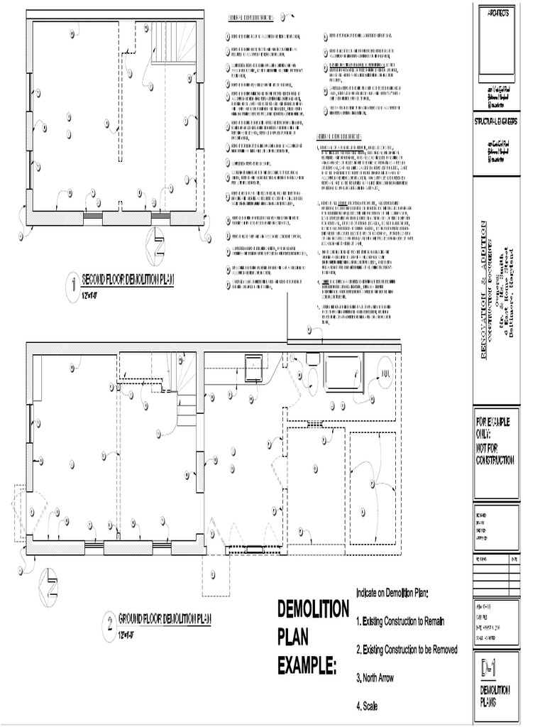 SAMPLE InteriorDemolitionPlan | PDF