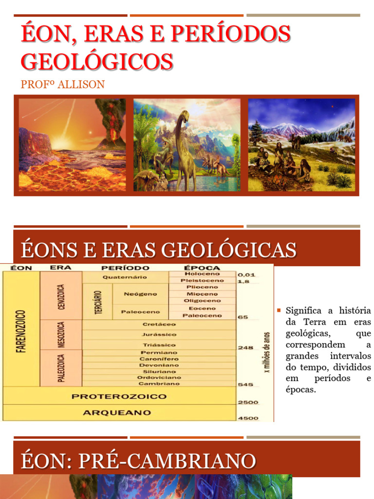Éon, Eras e Períodos | PDF