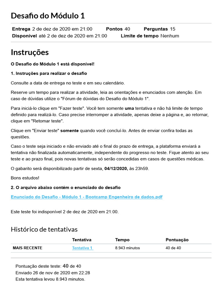 Desafio Do Módulo 1 - 2020-1B - Bootcamp Online - Engenharia de Dados ... Desafio Do Módulo 1 - 2020-1B - Bootcamp Online - Engenharia de Dados ...