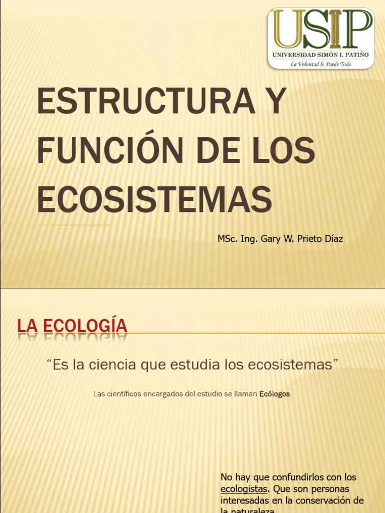 Estructura y Funcion de Los Ecosistemas | PDF | Ecosistema | Red alimentaria