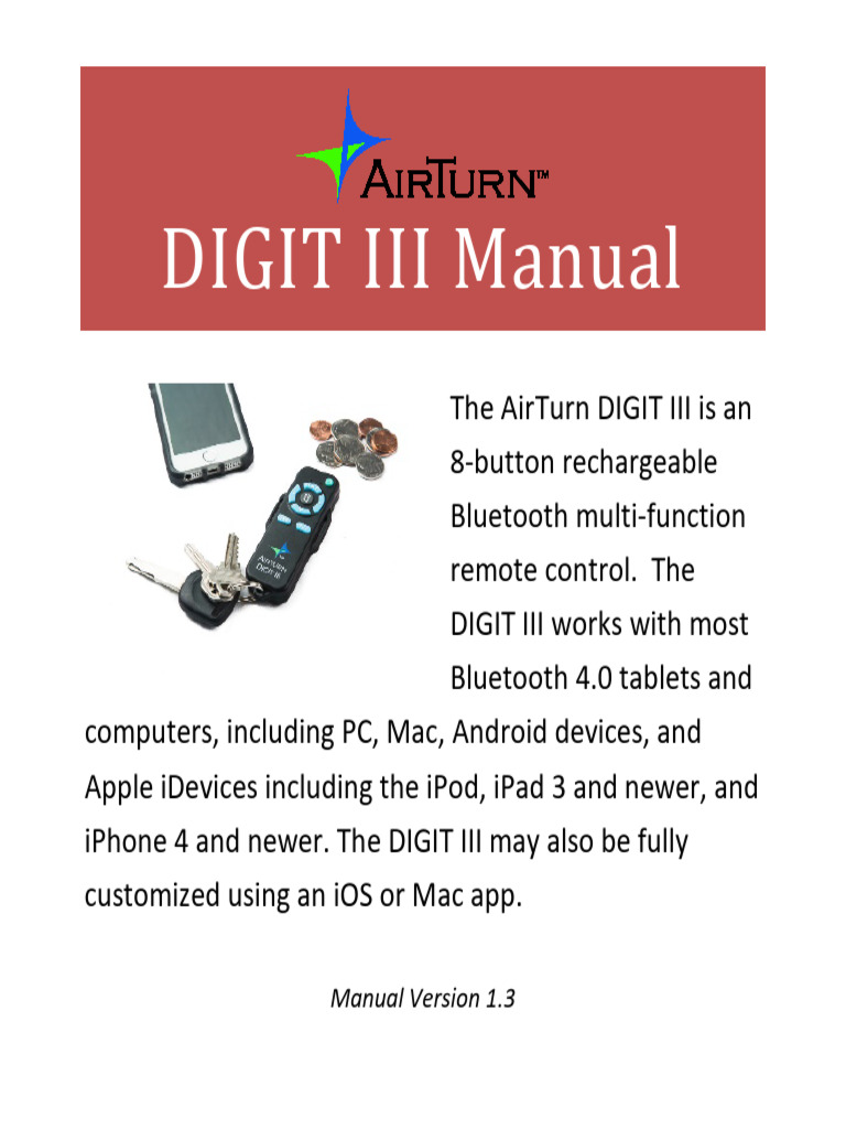 Digit III Manual English | PDF
