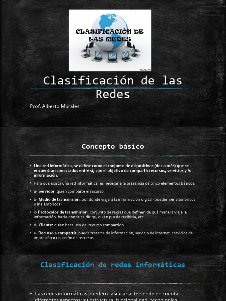 Clasificación de Las Redes | PDF | Red de computadoras | Red de área amplia
