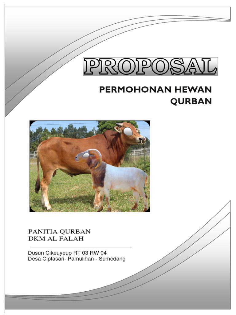 Proposal Panitia Qurban | PDF