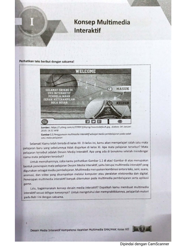Konsep Multimedia Interaktif | PDF