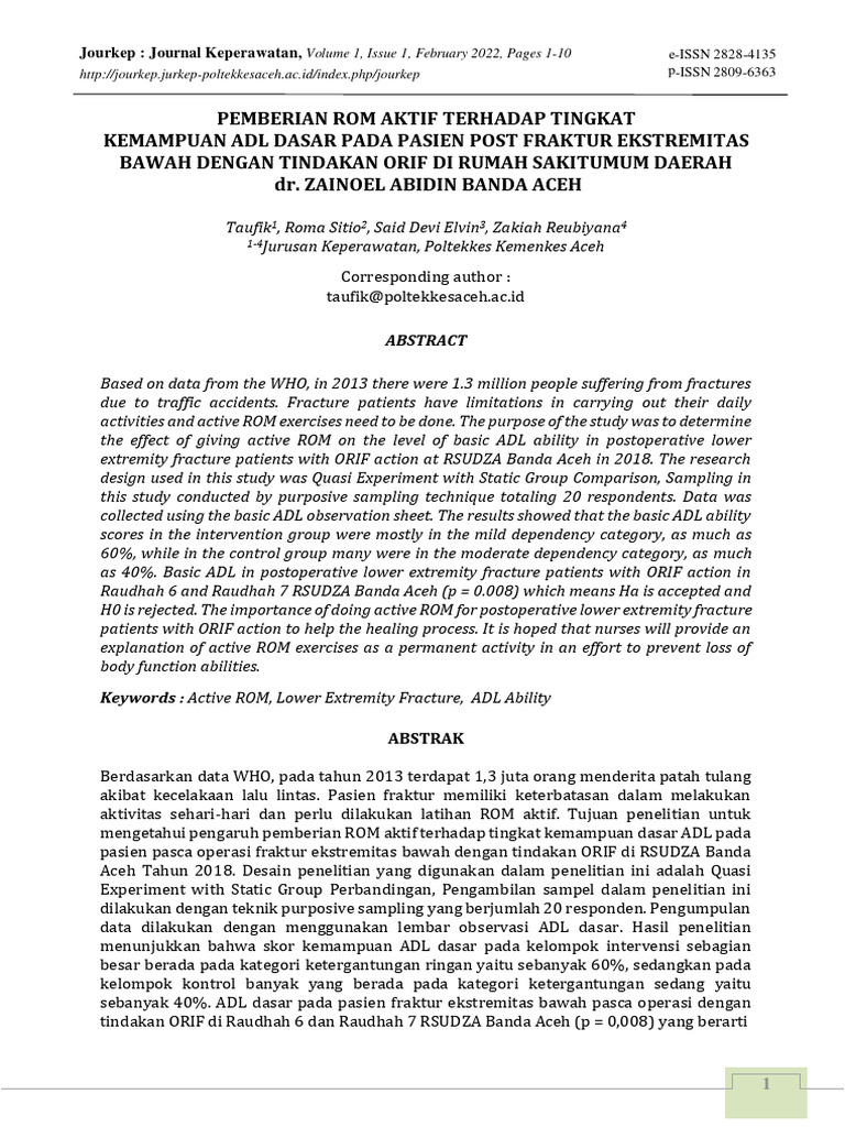 Jurnal Taufik Poltekkes Kemenkes Aceh 2022-1 | PDF