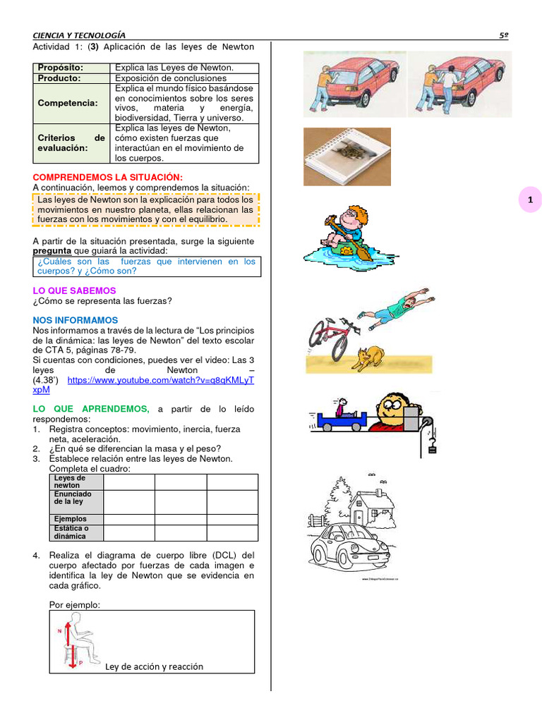 Leyes de Newton para Estudiantes | PDF | Las leyes del movimiento de ...