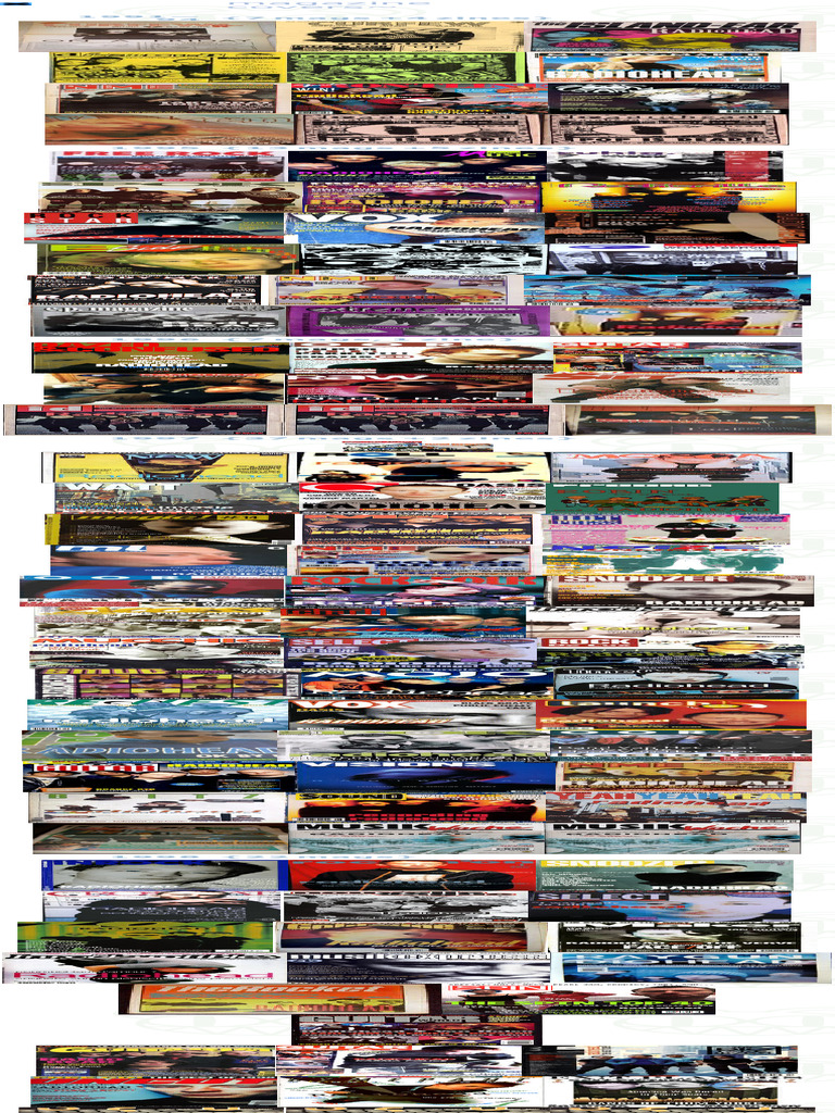 Radio.iхтиология Radiohead - Magazine Covers | PDF