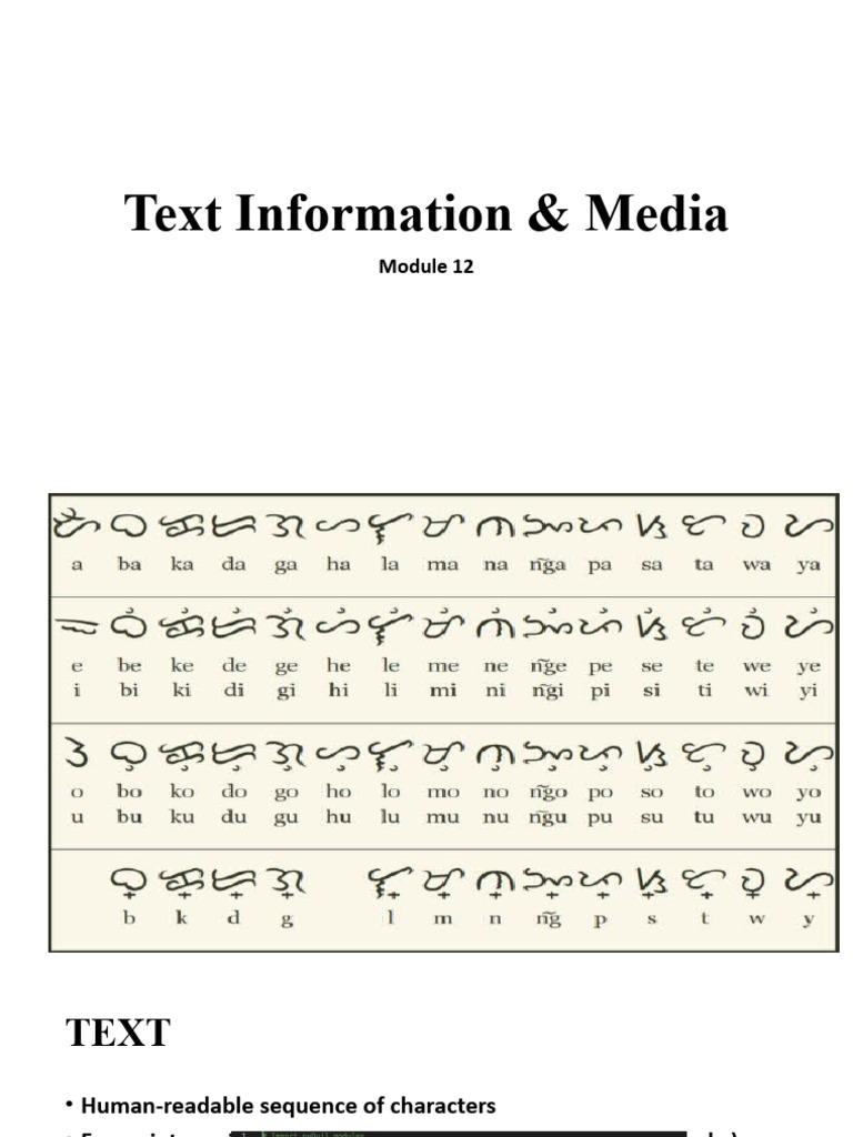 Module 12 | PDF | Text File | File Format