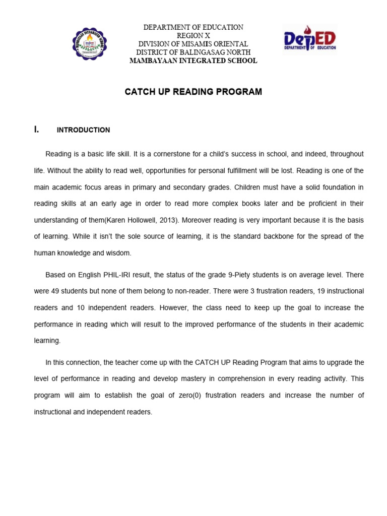 Class Reading Program | PDF