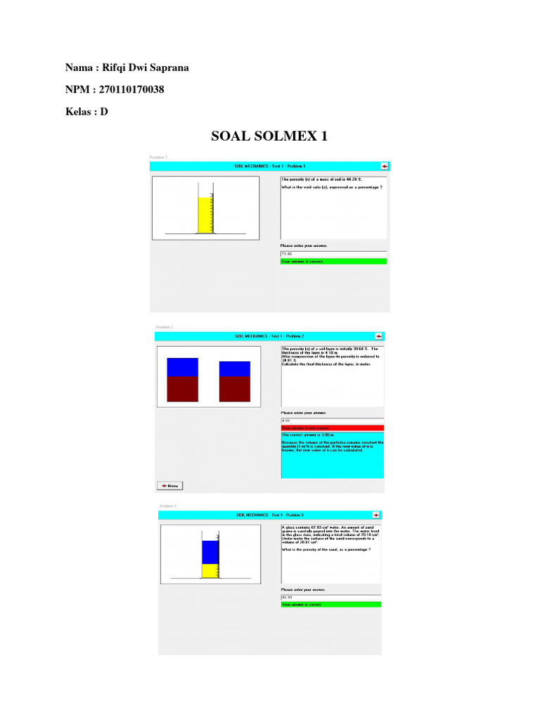 Soal Solmex 1 Rifqi Dwi Saprana | PDF
