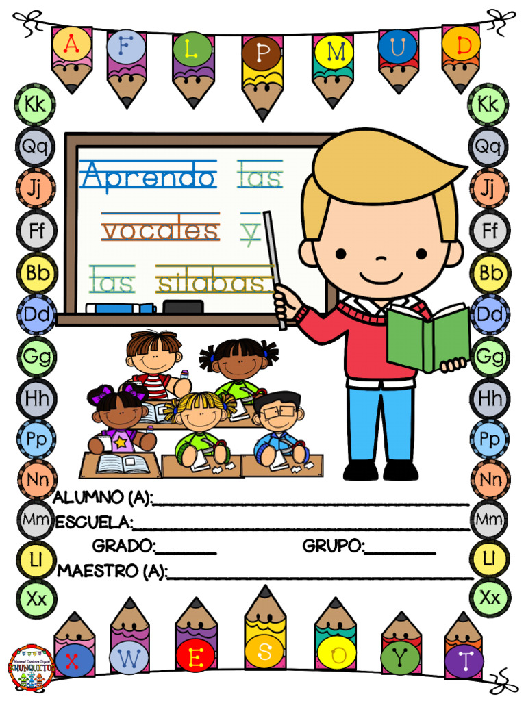 Cuadernillo de Vocales y Silabas Xhunquitos | PDF | Artes del Lenguaje ...