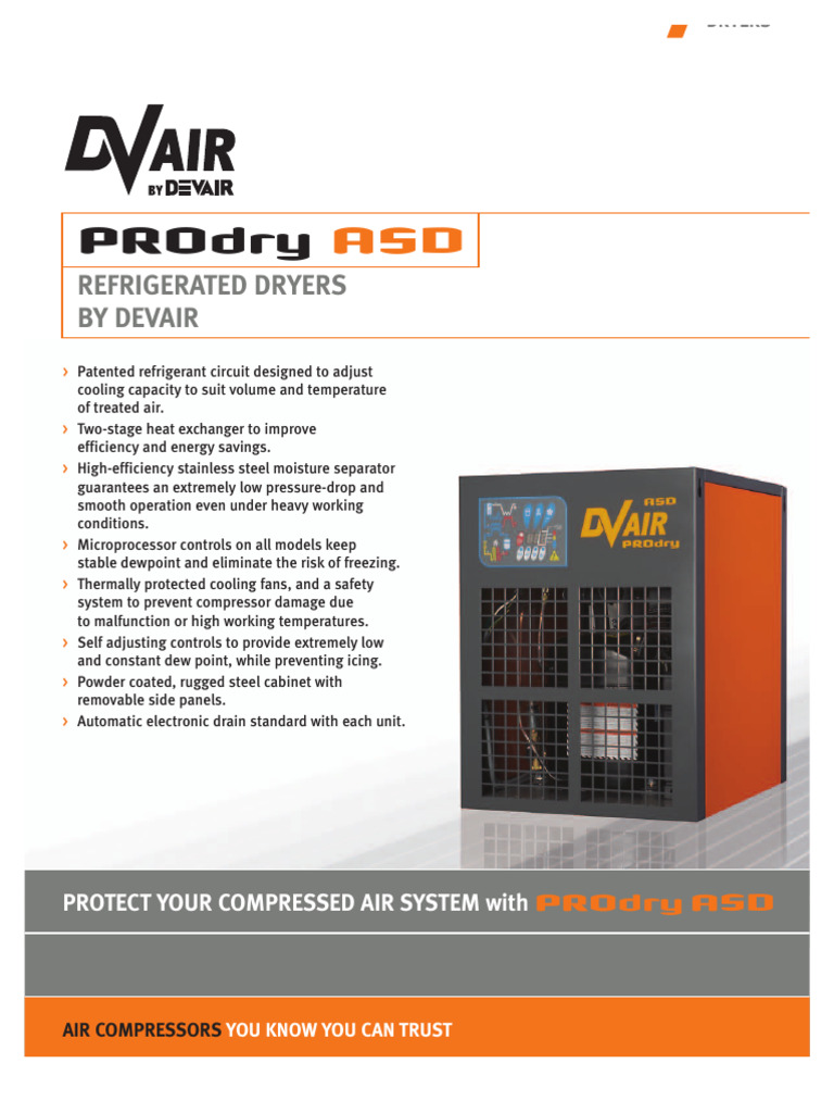 DVAir Pro Dry | PDF | Clothes Dryer | Heat Exchanger