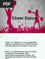Cheer Dance | PDF | Cheerleading | Team Sports