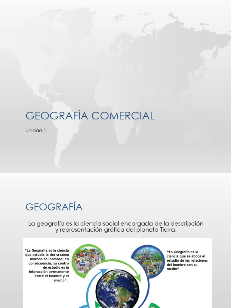 Geografía Comercial y su Importancia | PDF | Geografía | Oceanía