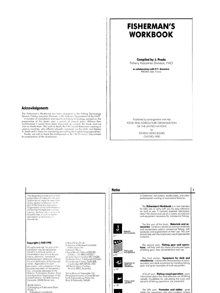 Fisherman S Workbook | PDF