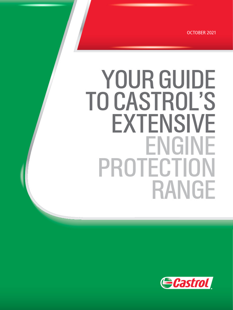 Castrol Product Catalogue October 2021 IA | PDF