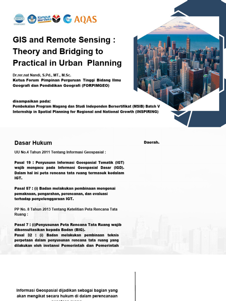 Geographic Information System Remote Sensing (Bridging Theory Practice ...