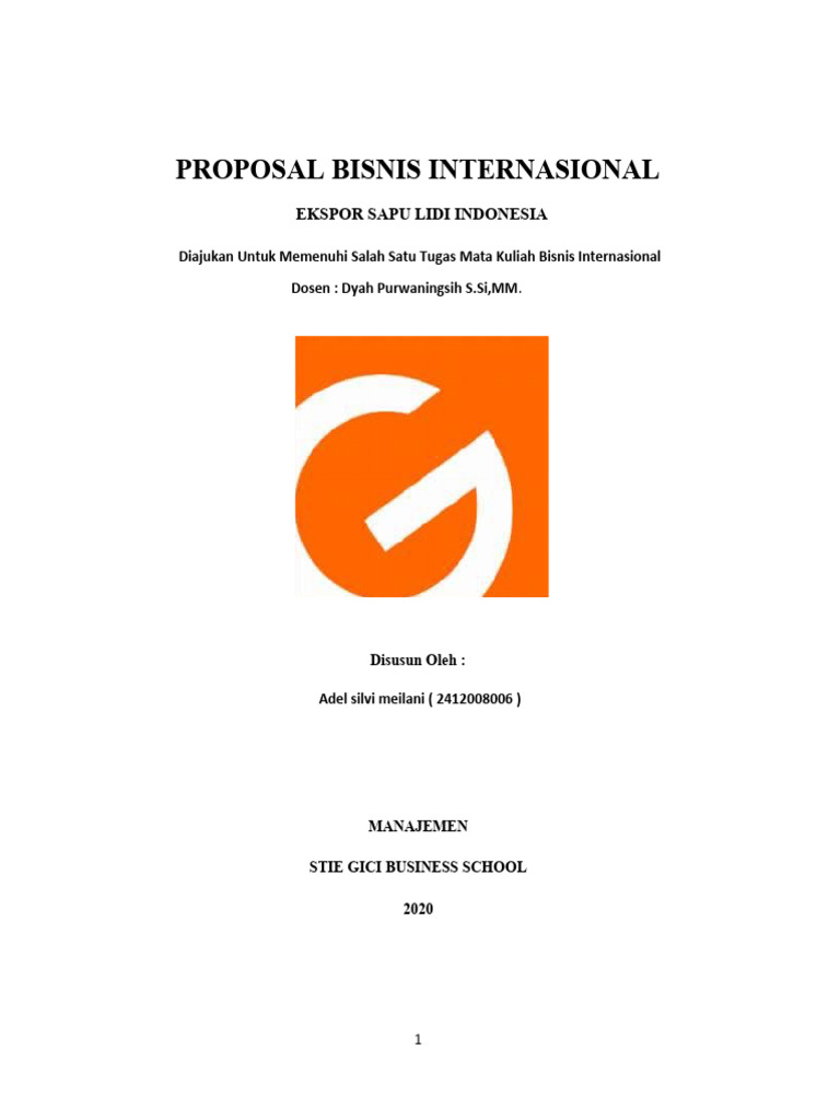 Proposal Perencanaan Bisnis | PDF