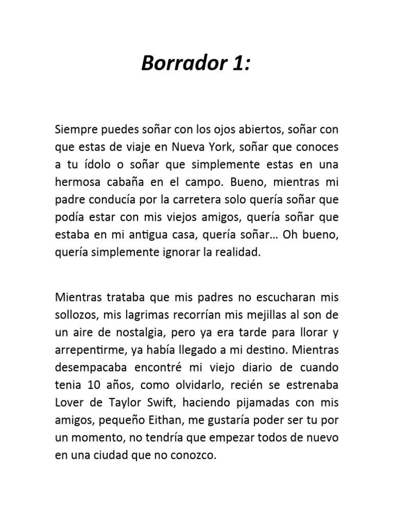 Borrador 1 | PDF