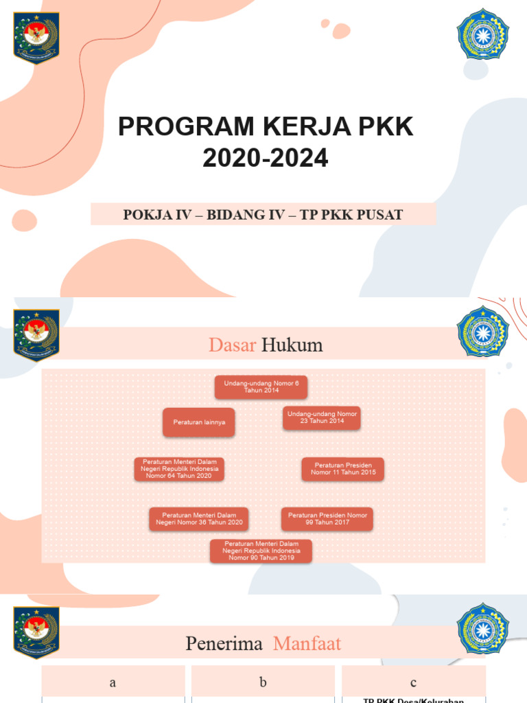 Program Kerja Pokja IV TP. PKK | PDF