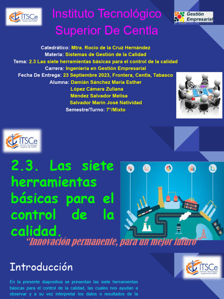 2.3. Las Siete Herramientas Básicas para El Control de La Calidad. | PDF