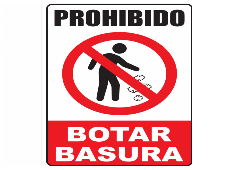 No Botar Basura | PDF