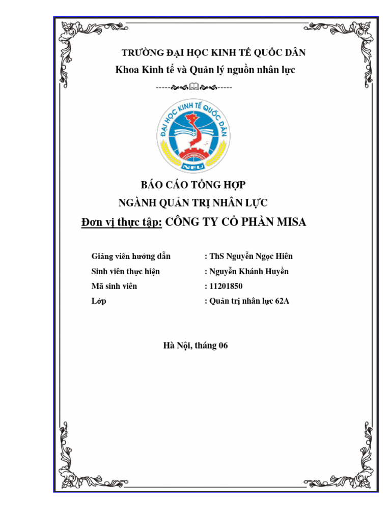 Nguyễn Khánh Huyền BCTH | PDF