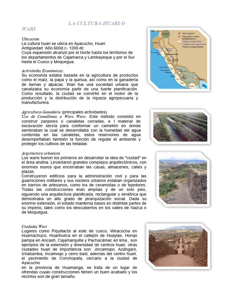 La Cultura Huari o Wari | PDF
