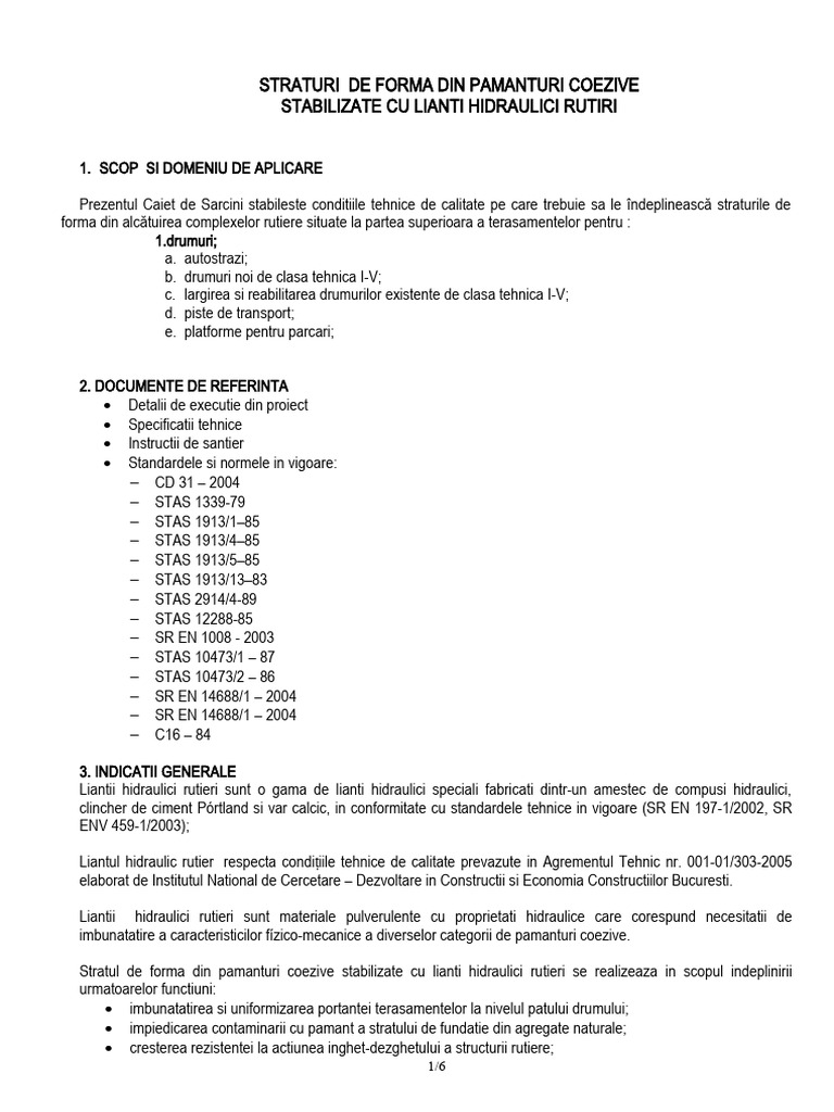 CS Strat de Forma Pamant Stabilizat | PDF