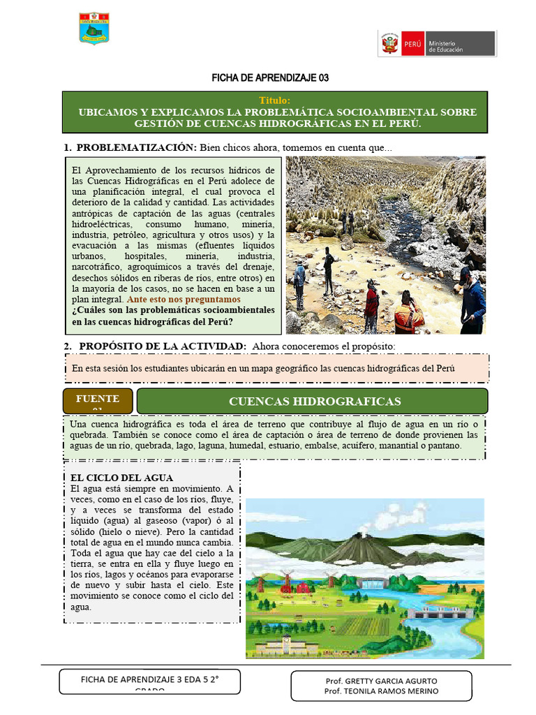 3 Ficha de Aprendizaje CCSS 2°grado | PDF